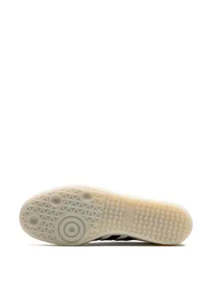 Adidas X Jason Dill Samba Patent-leather Sneakers - White