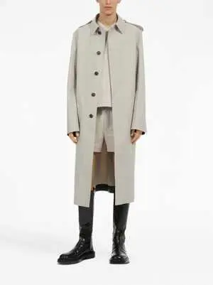 FERRAGAMO Cotton-blend Long Coat