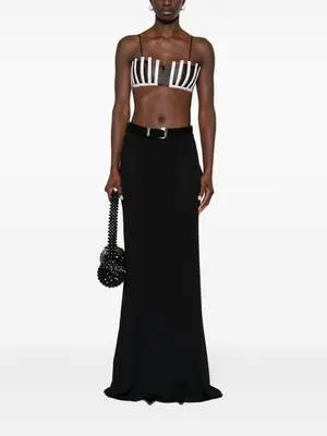 NUE Lotus Rhinestone-embellished Top