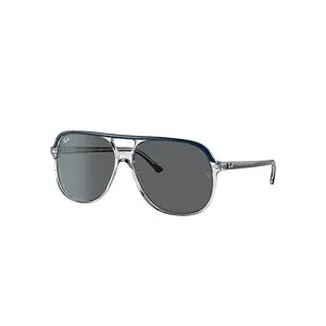 Ray-ban Bill Sunglasses 60-14 Blue On Transparent