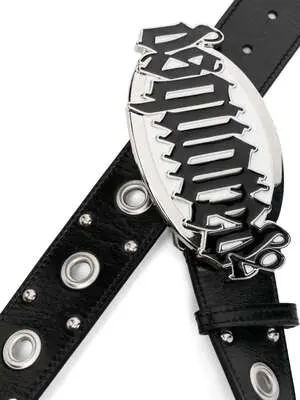 Dsquared2 Logo Buckle Leather Belt