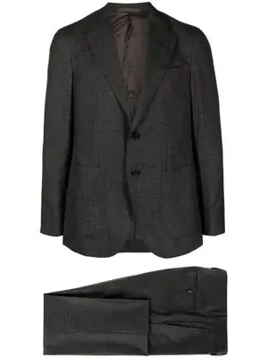 Caruso Single-breasted Wool Suit