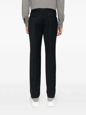 PT TORINO Straight-leg Tailored Trousers - Blue