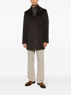 MOORER Single-breasted Peaked Coat