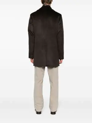 MOORER Single-breasted Peaked Coat