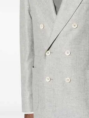 Brunello Cucinelli Double-breasted Flannel Suit