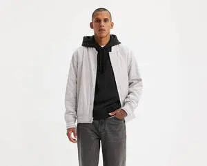 LEVI'S Cavalry Twill Varsity Bomber Jacket - Grey Violet