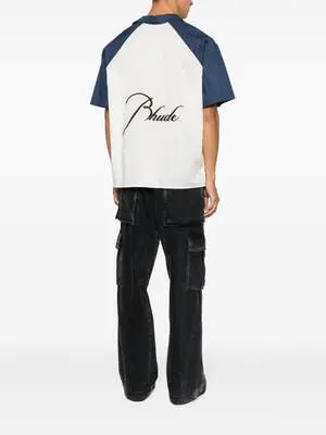 Rhude Two-tone Cotton Shirt