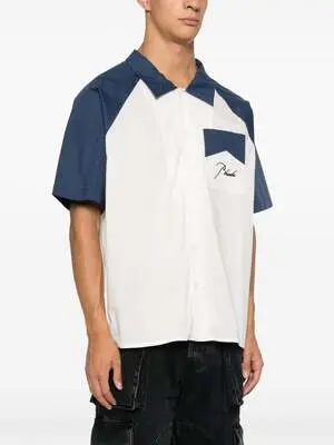 Rhude Two-tone Cotton Shirt