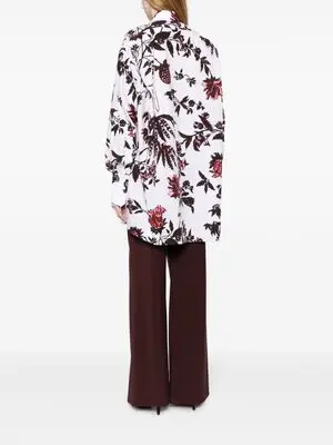 PATOU Floral Mini Shirtdress
