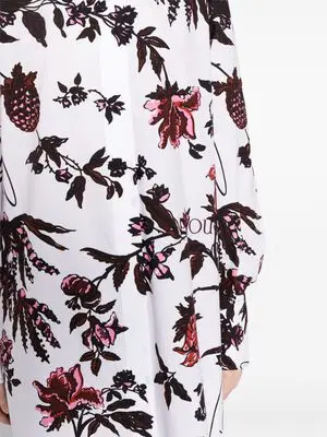 PATOU Floral Mini Shirtdress