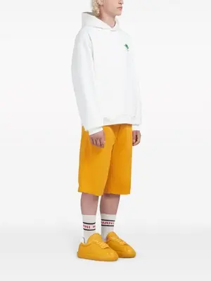 Marni Logo-print Hoodie - White