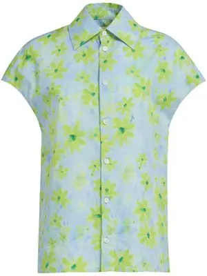 Marni Floral-print Cotton Shirt