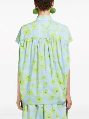 Marni Floral-print Cotton Shirt