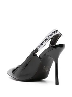 Karl Lagerfeld 100mm Slingback Pumps