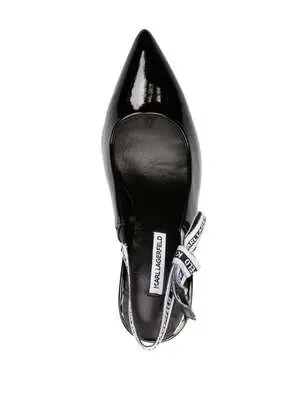 Karl Lagerfeld 100mm Slingback Pumps