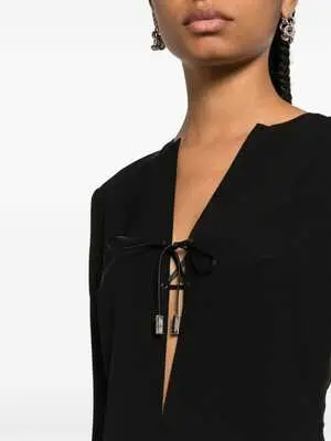 16Arlington Seeran Lace-up Minidress