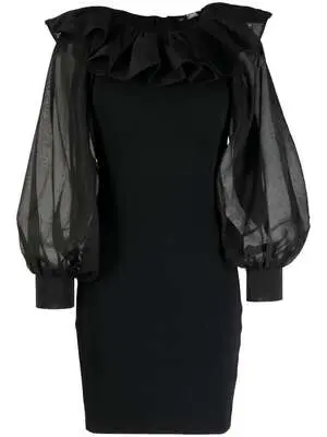 Karl Lagerfeld Big Collar Mini Dress