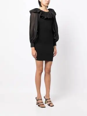 Karl Lagerfeld Big Collar Mini Dress