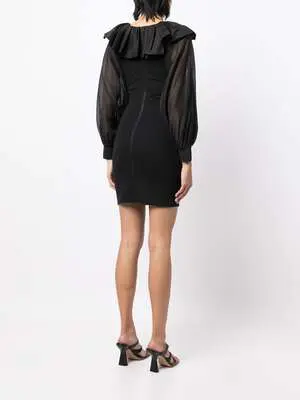 Karl Lagerfeld Big Collar Mini Dress
