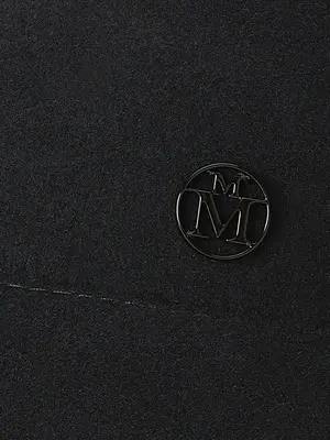 MAISON MICHEL Logo-plaque Cap - Black