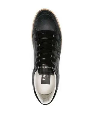 GOLDEN GOOSE Ball Star Leather Sneakers - Black