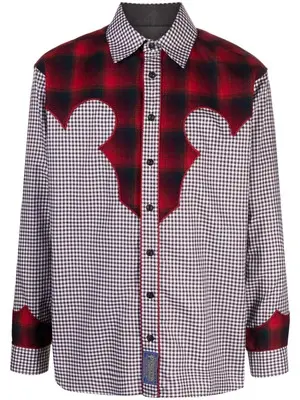 MAISON MARGIELA X Pendleton Yoke Gingham Shirt - Brown