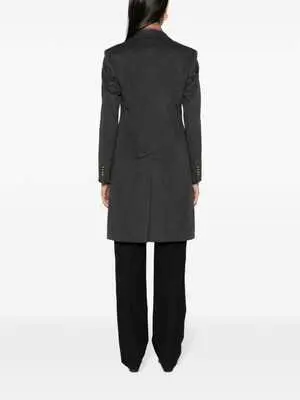 Tagliatore Double-breasted Wool-blend Coat - Grey