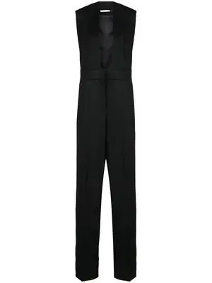 REV The Ward Formal Virgin Wool Jumpsuit - Black