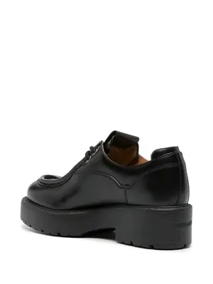 Miu Miu Chunky-sole Lace-up Shoes - Black