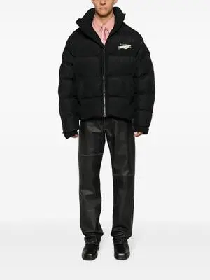Martine Rose Logo-embroidered Padded Jacket