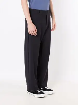 OSKLEN Fine-ribbed Straight-leg Trousers