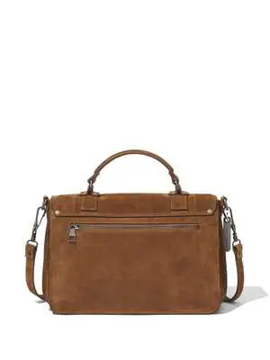 Proenza Schouler Medium Ps1 Suede Crossbody Bag - Brown