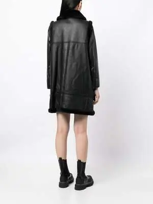 Noir Kei Ninomiya Long-length Leather Coat