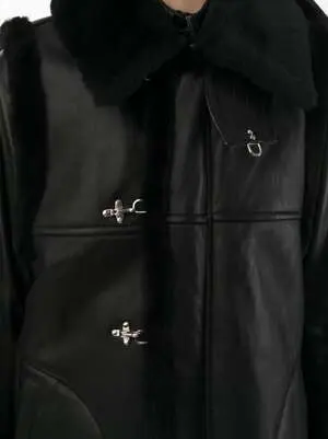 Noir Kei Ninomiya Long-length Leather Coat