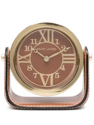Ralph Lauren Brennan Leather Clock - Brown