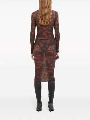 COURREGES Tortoiseshell-effect Tube Skirt