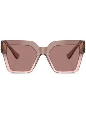 Versace Square-frame Sunglasses - Brown