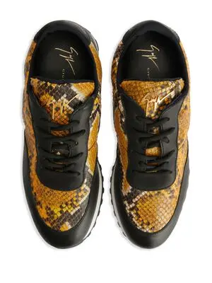 GIUSEPPE ZANOTTI Jimi Running Sneakers - Orange
