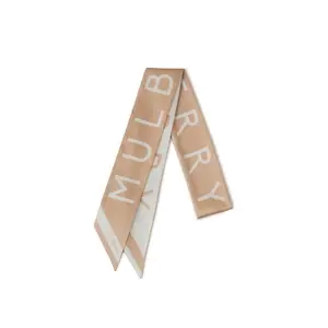 Mulberry Skinny Scarf Chalk-maple