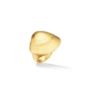 CADAR Yellow Gold Shell Cocktail Ring