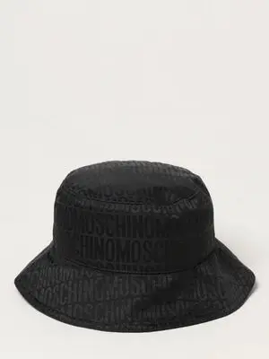 Moschino Cotton-blend Bucket Hat - Black