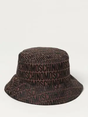 Moschino Cotton-blend Bucket Hat - Brown