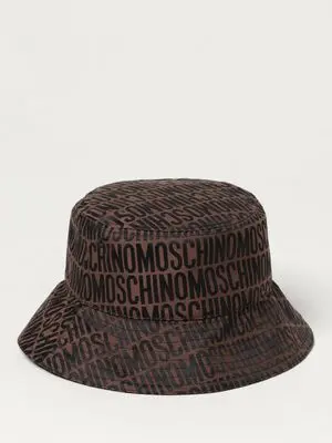 Moschino Cotton-blend Bucket Hat - Brown