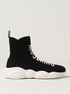 Moschino Stretch Knit High Top Sneakers