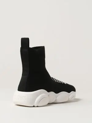 Moschino Stretch Knit High Top Sneakers