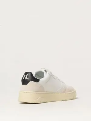 Karl Lagerfeld Leather And Suede Low Top Sneakers - White 1