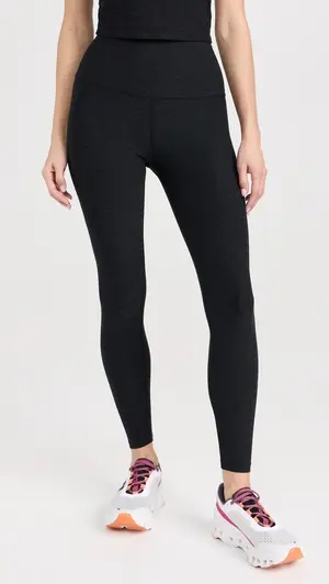 Beyond Yoga Spacedye Caught In The Midi 7/8 Leggings - Darkest Night