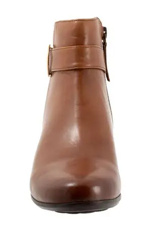 Trotters Melody Leather Bootie - Luggage