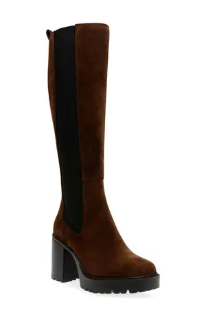 Steve Madden Deegan Lug Sole Knee High Boot
